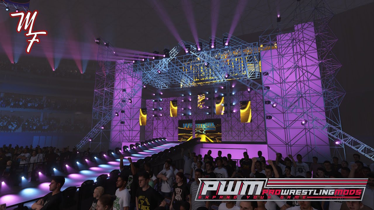 WWE 2K24 WRESTLEMANIA X8 ARENA MOD - YouTube
