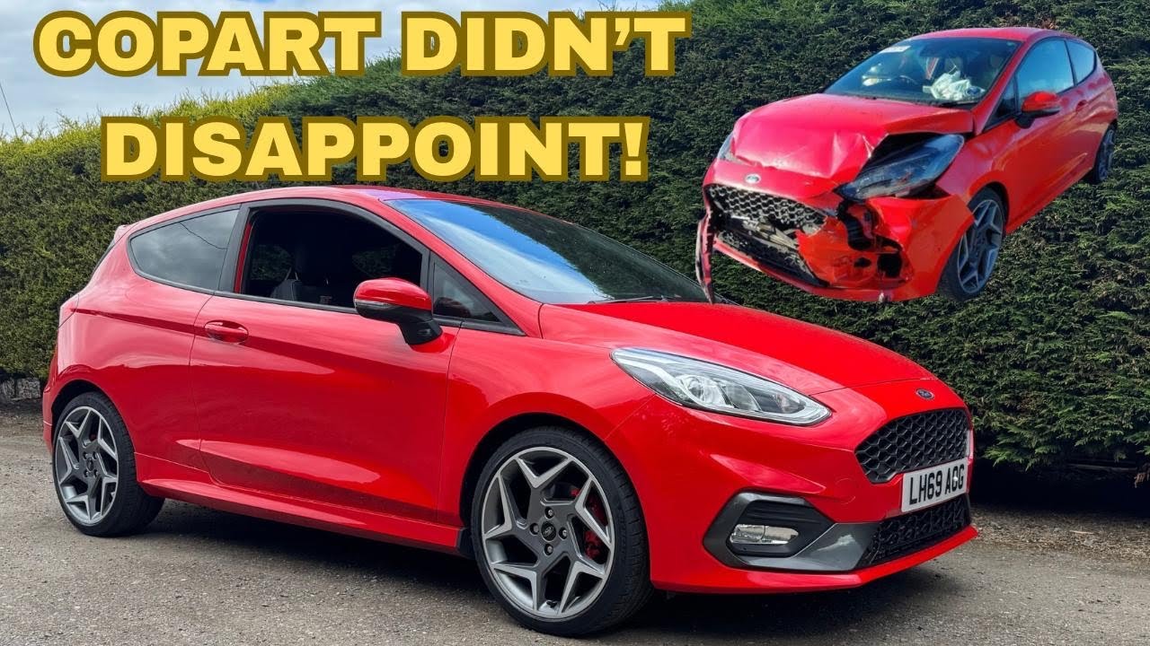 CRASHED DAMAGED COPART FIESTA ST FULLY REPAIRED HOW MUCH CASH £££ - YouTube