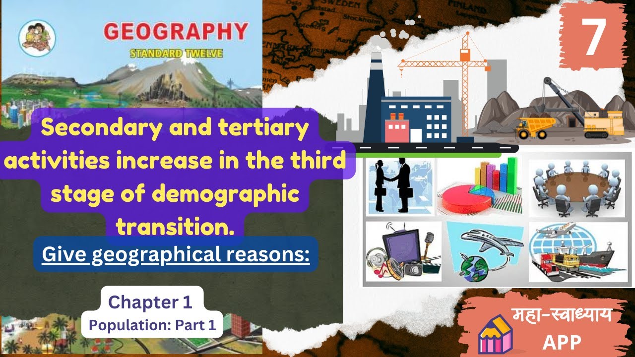 Secondary and tertiary activities increase in the third stage of ...