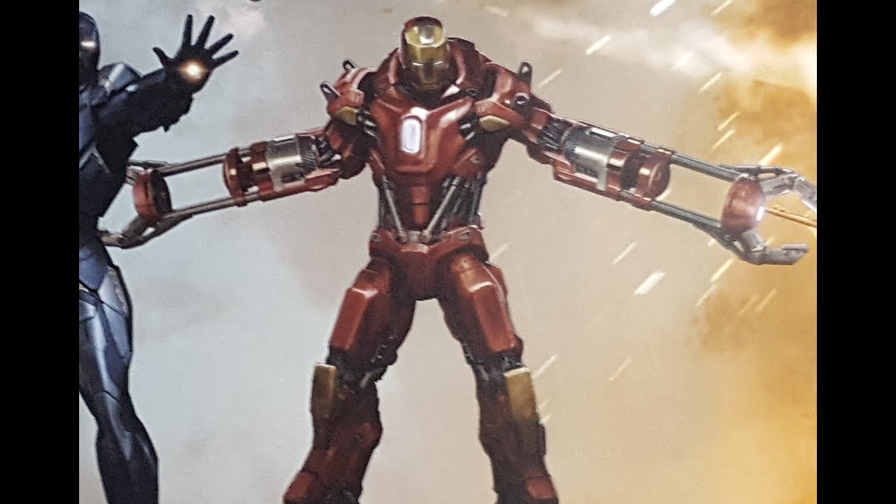 Iron man Mk35 Red Snapper armor (Iron Man 3) - YouTube