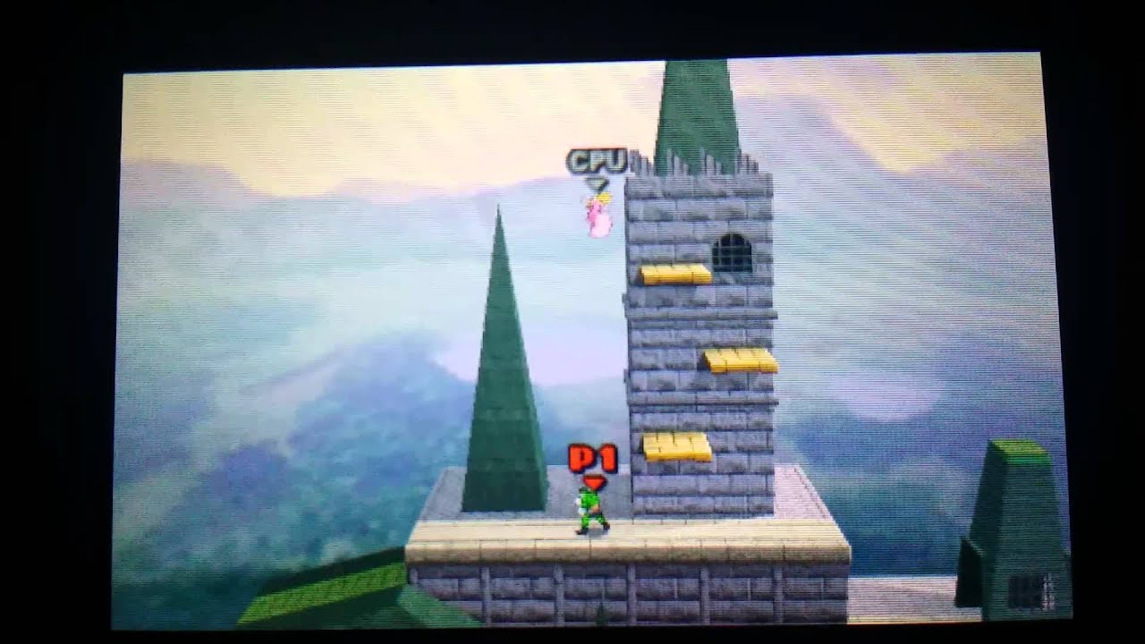 Super Smash Bros 3DS - Hyrule Castle 64 - YouTube