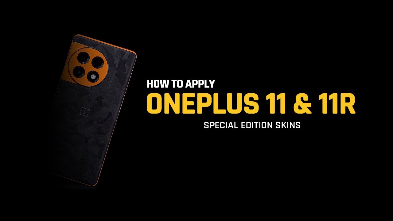 How to apply OnePlus 11 / 11R Skins | Gadgetshieldz - YouTube