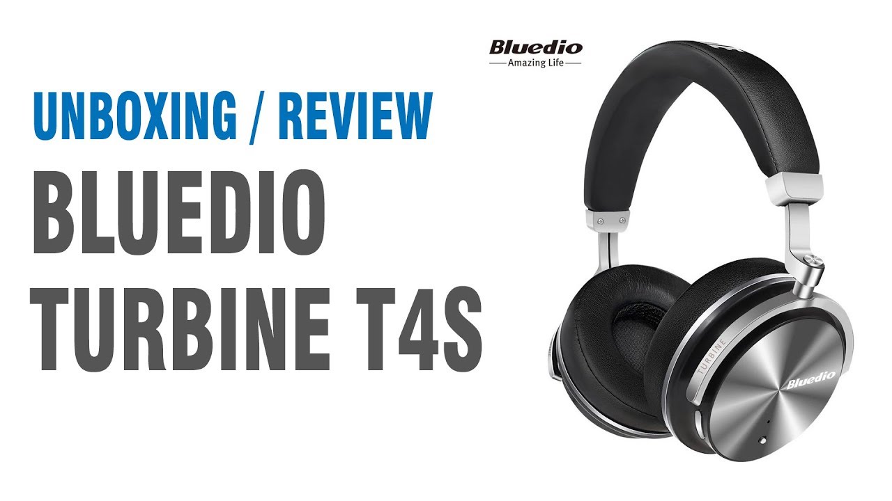 Unboxing e rápido review do fone de ouvido Bluedio Turbine T4S - YouTube