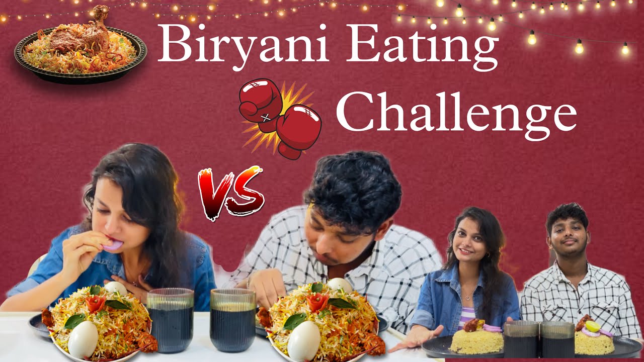 Biryani Eating Challenge 🍛🍗|Food Challenge | Donne Chicken Biryani ...