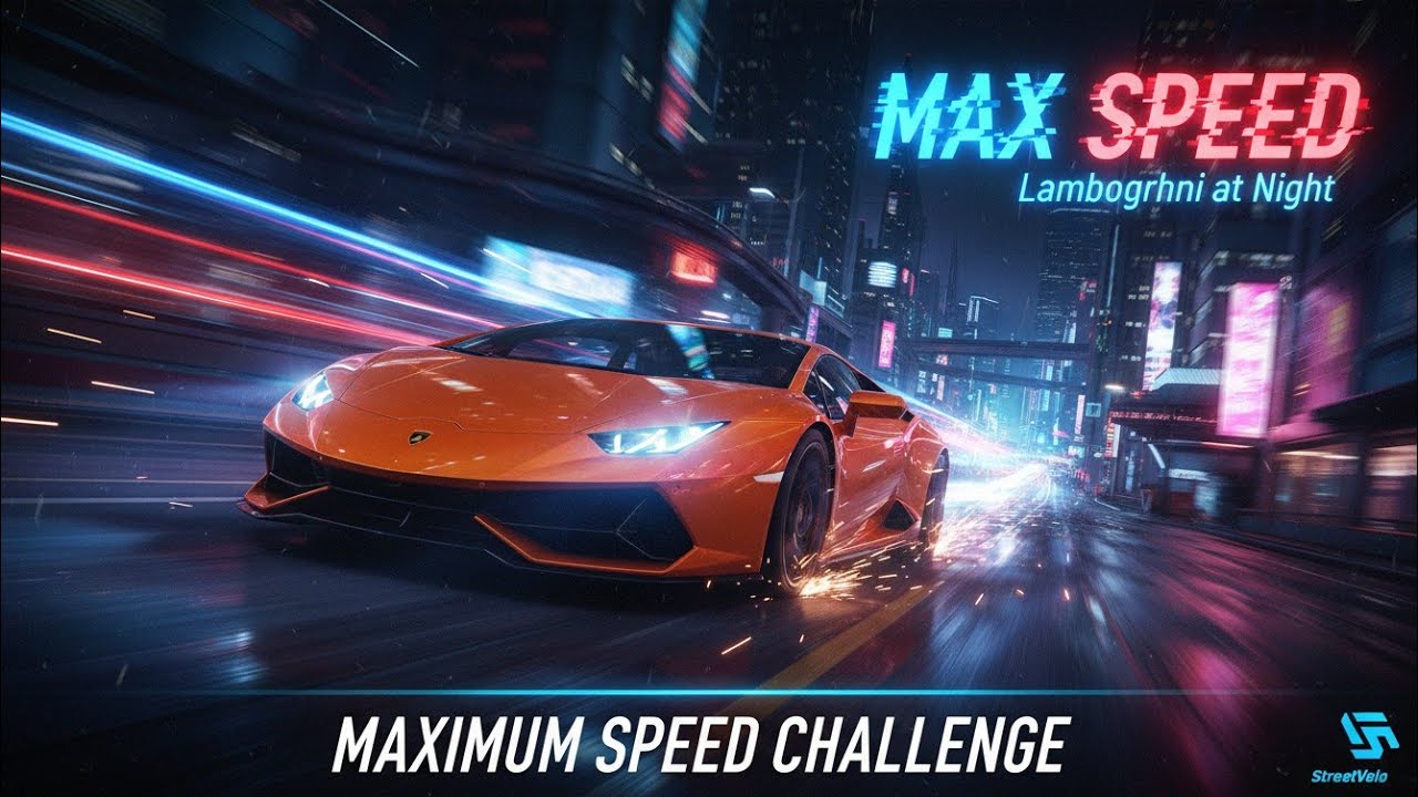 “Lamborghini at Night! Maximum Speed Challenge 😱 | NFS Mobile” - YouTube