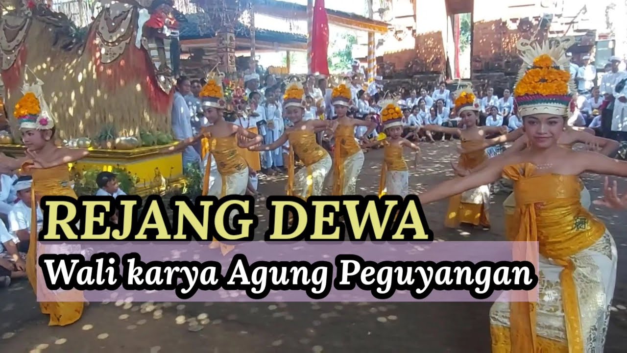 Tari Wali Rejang Dewa, Karya Desa Adat Peguyangan Denpasar. - YouTube