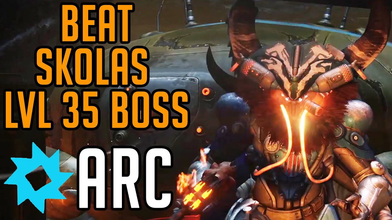 Destiny How to Beat Skolas ARC LVL 35 ARENA Final Boss Skolas - YouTube