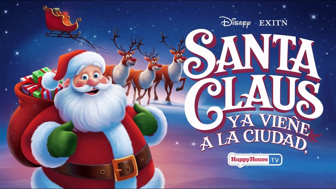 SANTA CLAUS ya VIENE a la CIUDAD🎅🎄|Canción infantil #niños #familia # ...