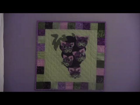 Hanging a Quilt Project - With Quilt Rod - YouTube