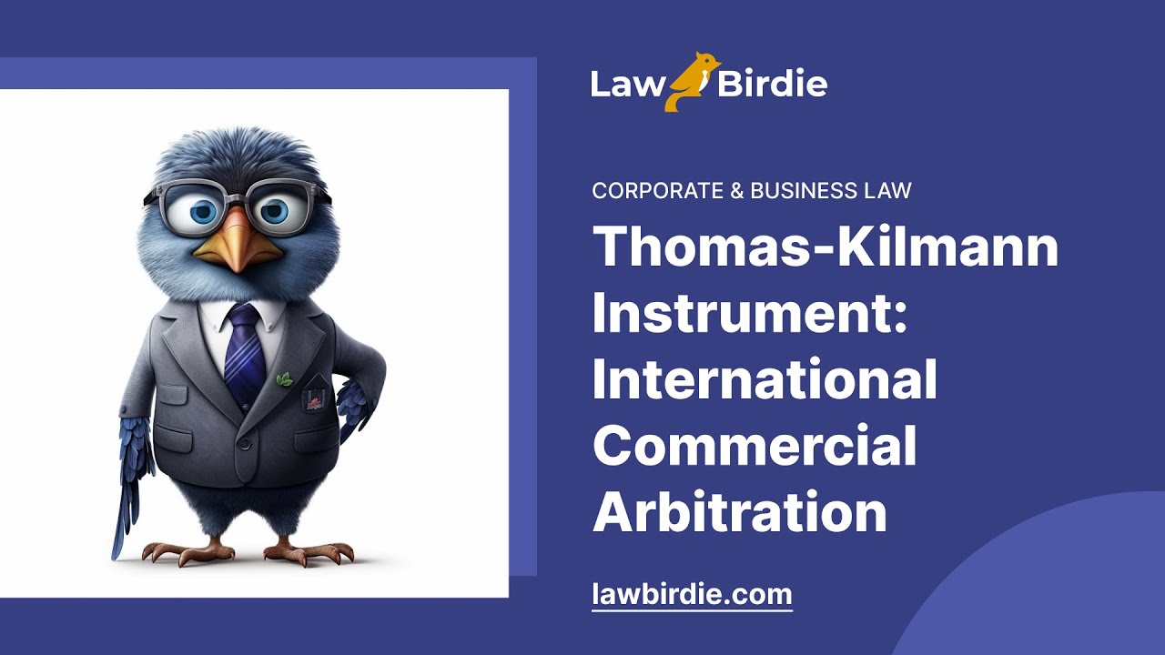 Thomas-Kilmann Instrument: International Commercial Arbitration - Essay ...