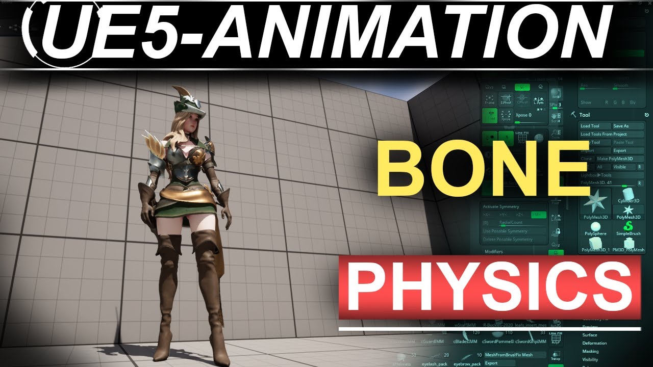 Unreal5 Blueprints Character Jointbone Based Physics Youtube 1886