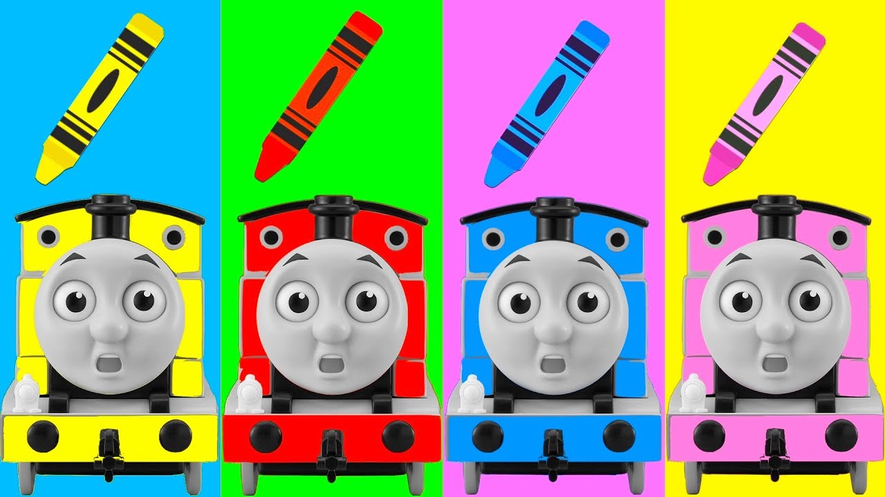 トーマスは何色かな？ What color is Thomas ? - Thomas & Friends - learn many ...