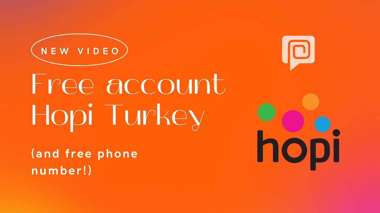 How To Use Turkey Fake Phone Number For Making A Hopi App Account - YouTube