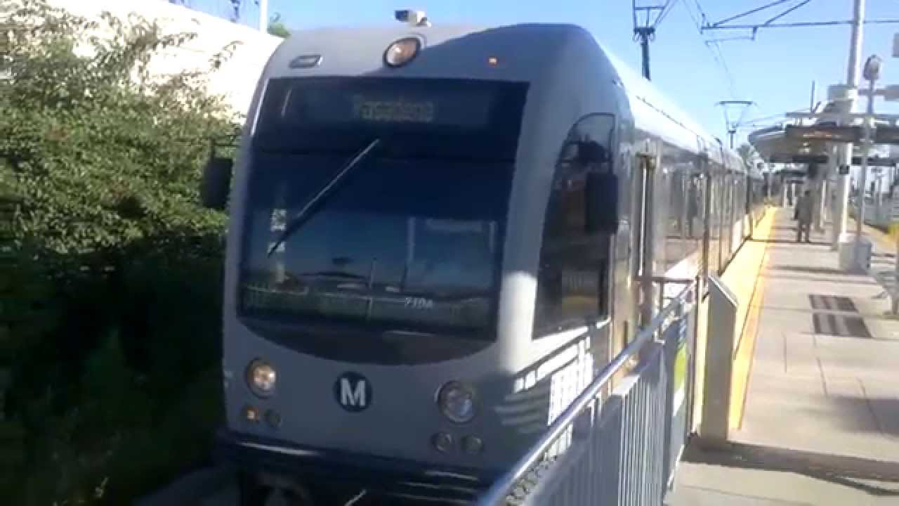 LACMTA METRO GOLD LINE LIGHT RAIL TRAIN 710 AND 714 LOS ANGELES CA ...