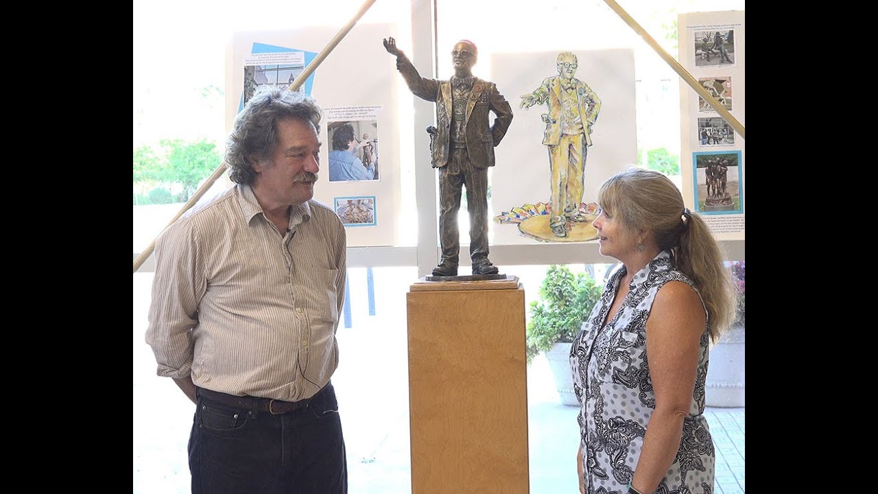 Unveiling of the Lee Gobble prototype sculpture • August 5, 2016 - YouTube