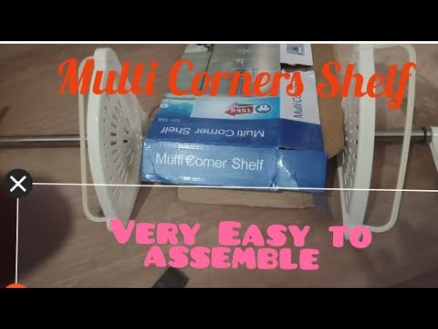 multi Corner shelf ,, very Easy to assemble - YouTube