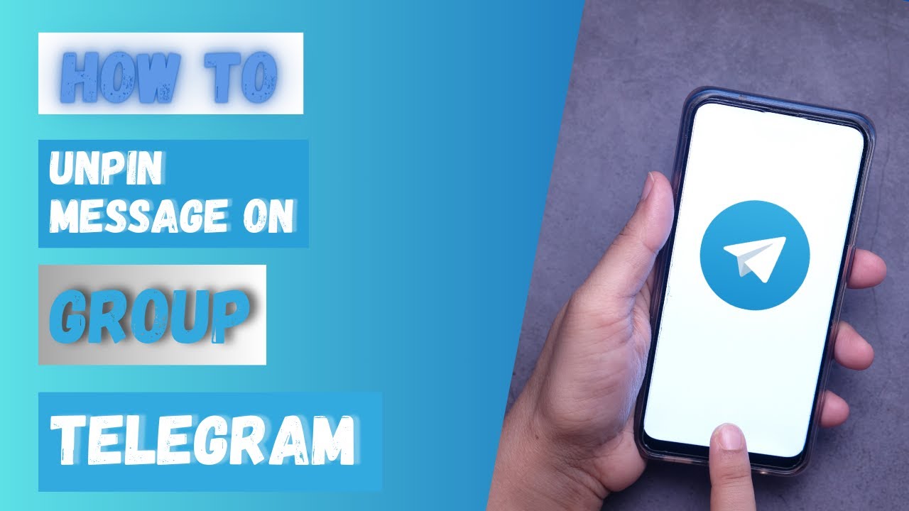 How to Unpin Message in Telegram Group 2024? - YouTube