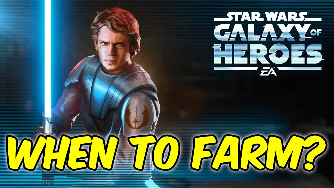 When To Farm (GAS) General Skywalker? SWGOH - YouTube