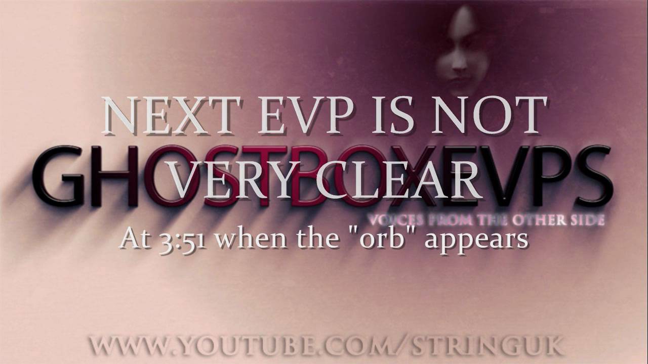 EVPS Taken From Ghost Box Evps 5 Video. - YouTube