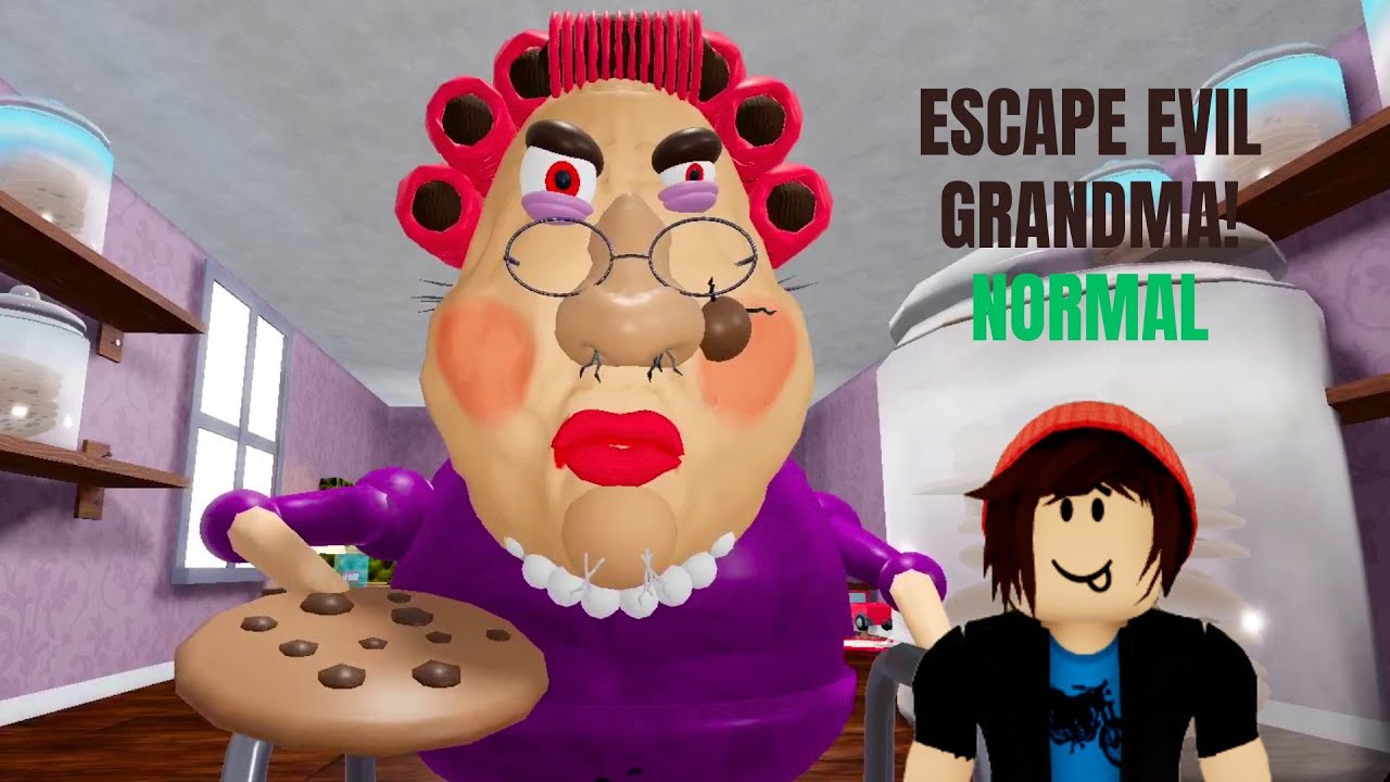 Escape Evil Grandma! Normal Mode Roblox Gameplay Walkthrough - YouTube