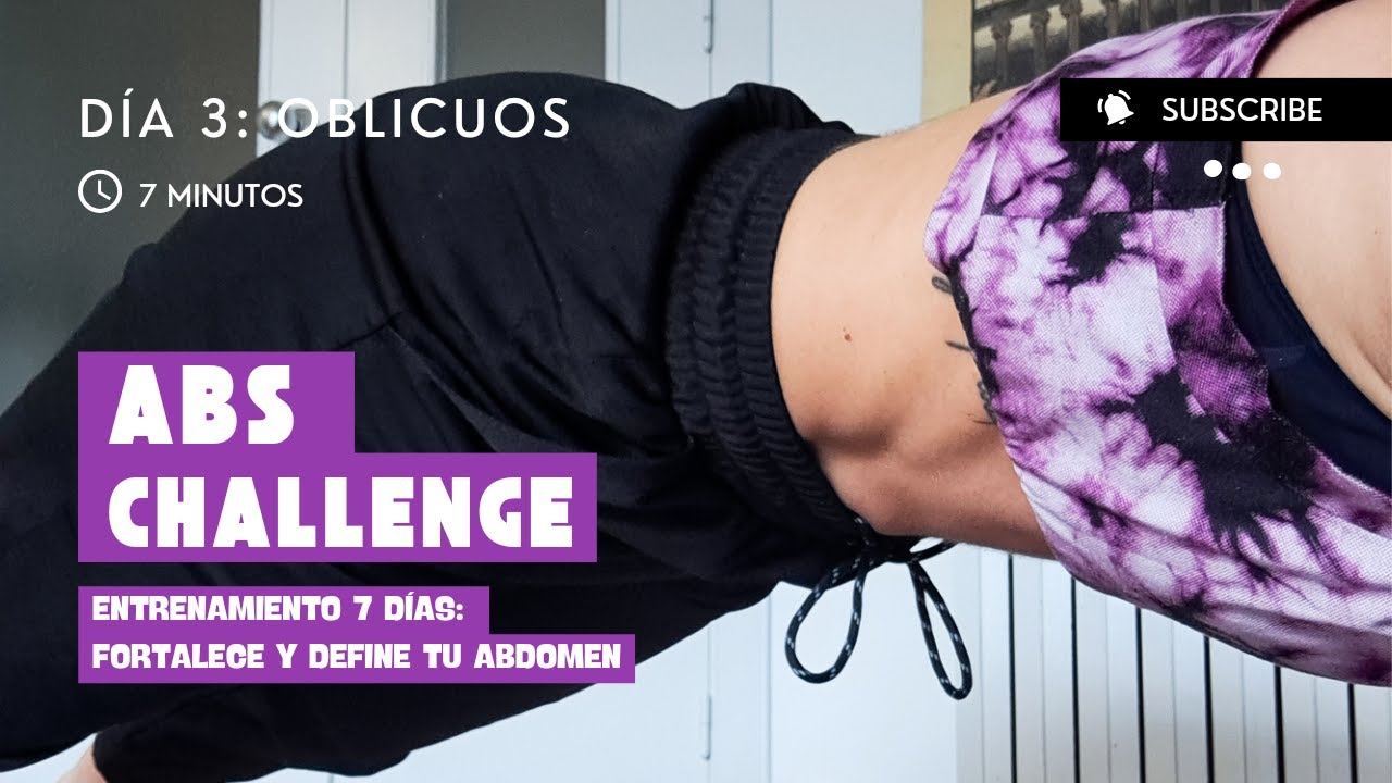 DÍA 3 CHALLENGE ABDOMEN FUERTE Y PLANO - ENTRENAMIENTO 7 DIAS DE ABS ...