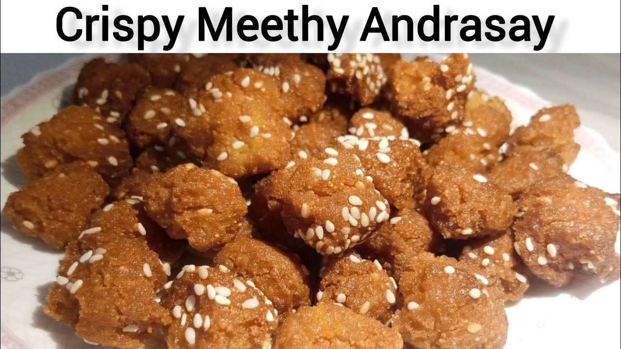 Halwai Style Meethy Andrasay | recipe 2024 | with warsha life......🌹 ️ ...