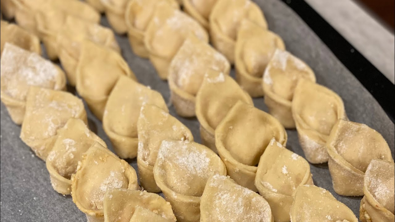 How to fold Tortellini! Simple and quick - won’t fall apart when cooked ...