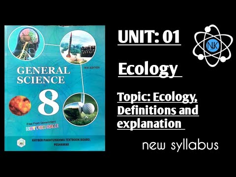 Science Class 8th | in Pashto | unit#01 | Ecology | Kpk Textbook ...