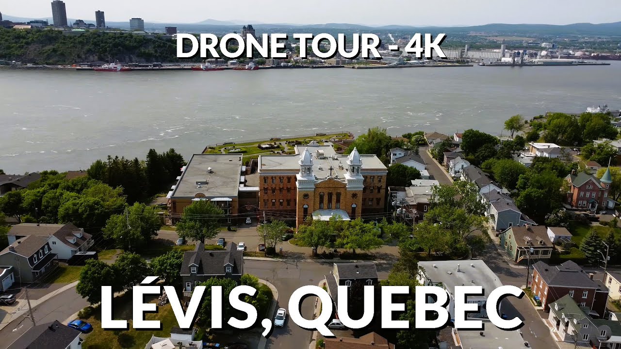 Drone Tour: Lévis, Quebec - Historic Architecture (Levis) - YouTube