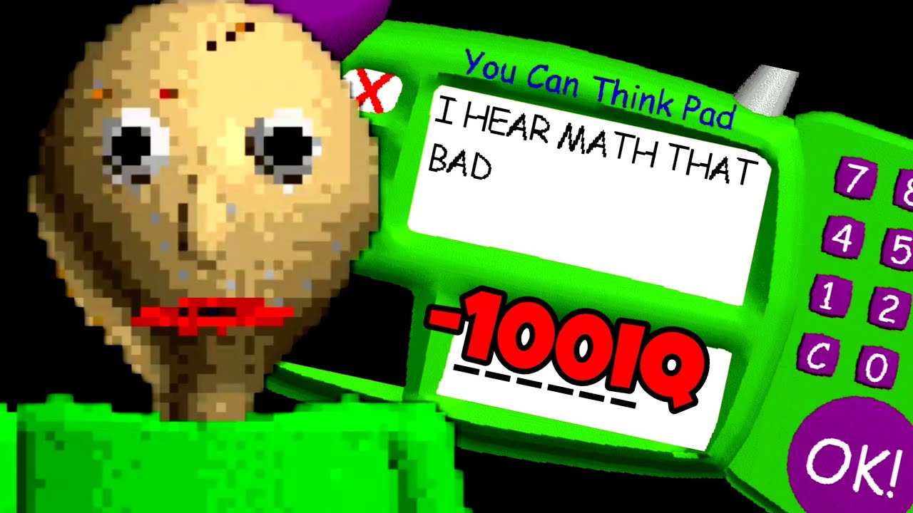 -100iQ respondo todo mal pero a baldi no le gusta (Baldi's Basics in ...