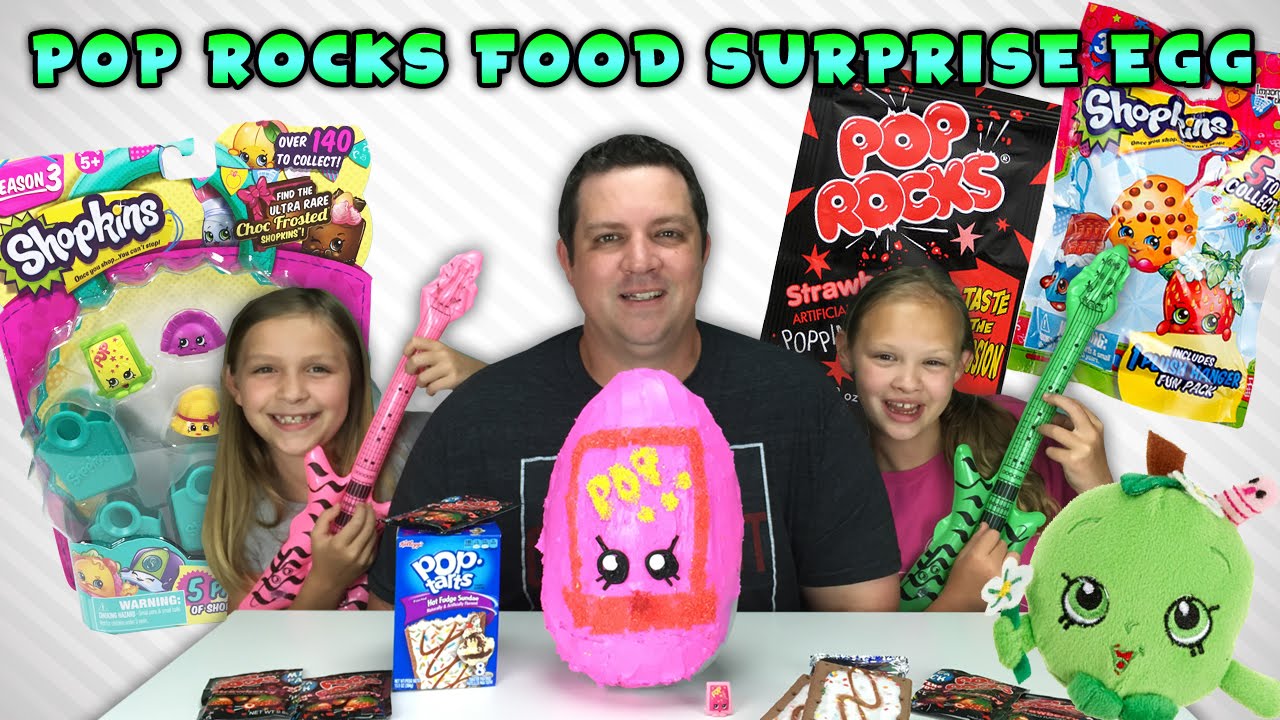Pop Rocks Food Surprise Egg - Shopkins Season 3 - PopRock - YouTube