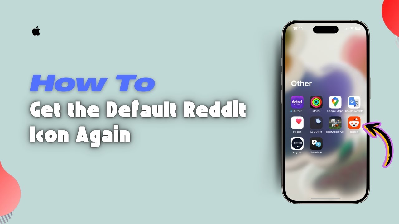 How to Get the Default Reddit Icon Again - YouTube