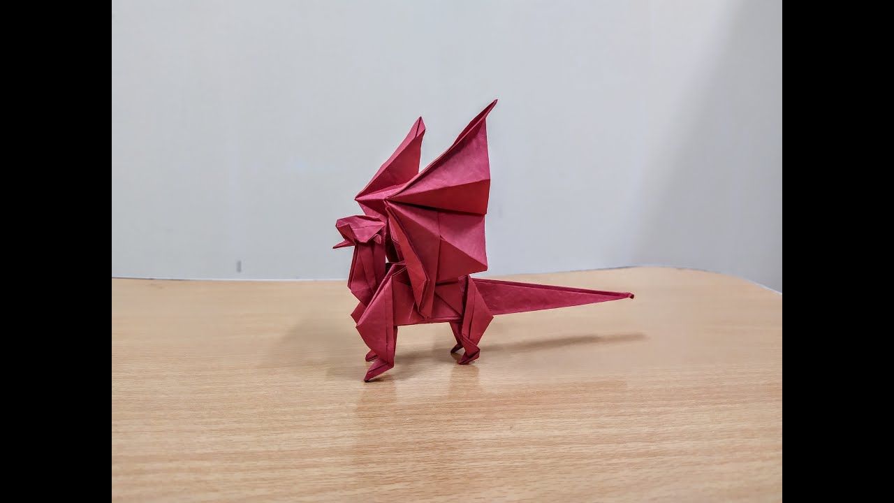 Origami Dragon - How To Make A Paper Dragon - YouTube