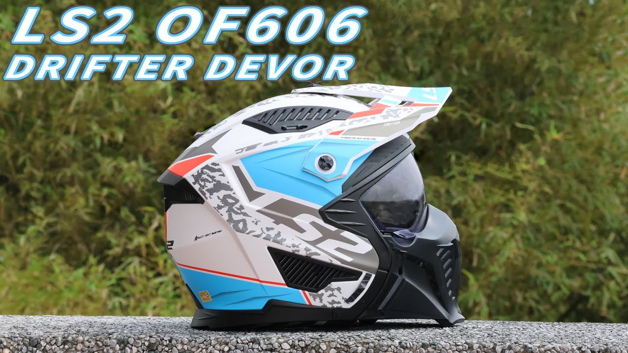 帥氣多變!! LS2 OF606 DRIFTER DEVOR 彩繪開箱分享 - YouTube