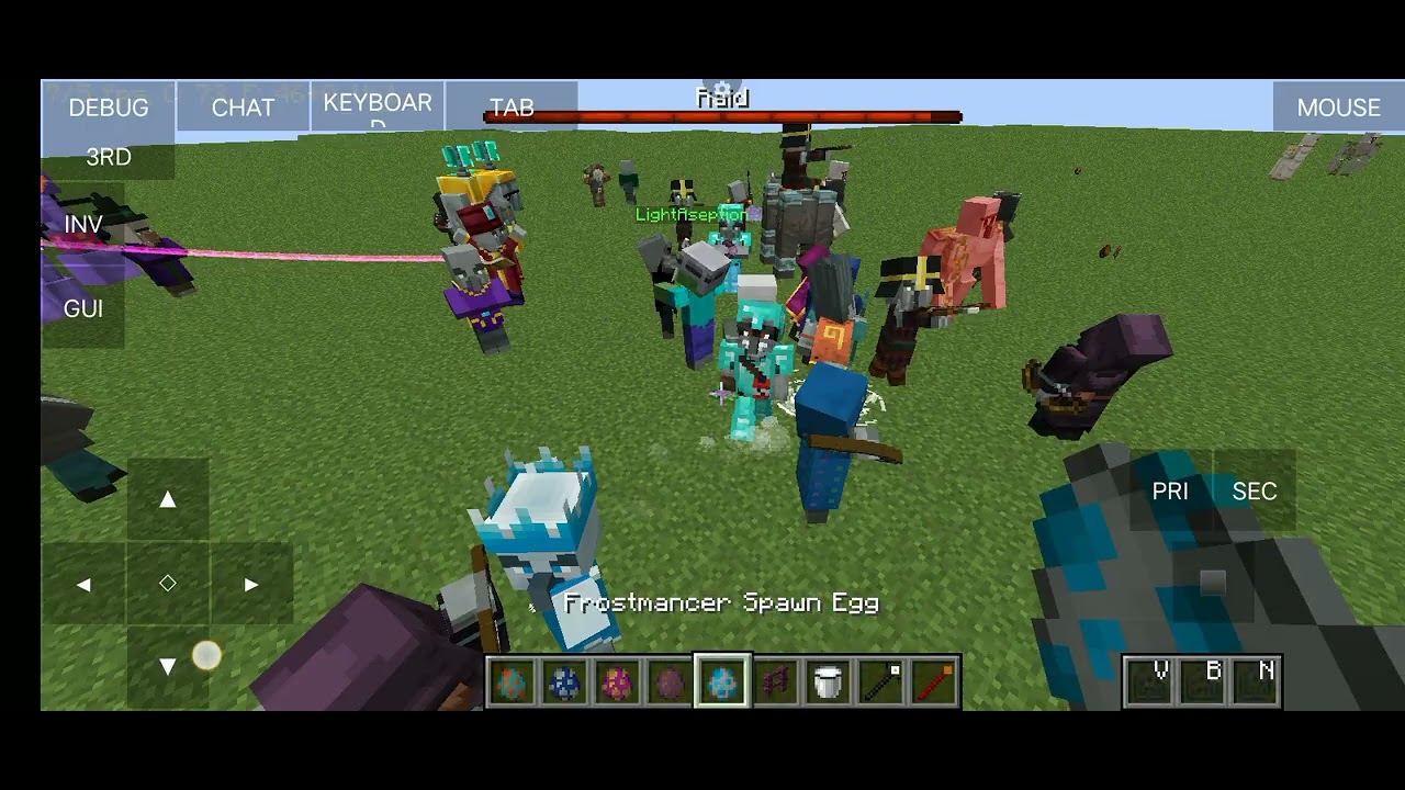 Ultra effect iron golem vs Ultra modded raid Minecraft 1.16.5 mb [Iron golem fight umr part 4 ...