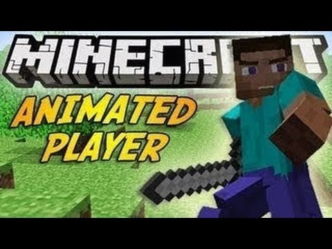 Minecraft Mod Review: Animated Players Mod & Skin Improvements! - YouTube