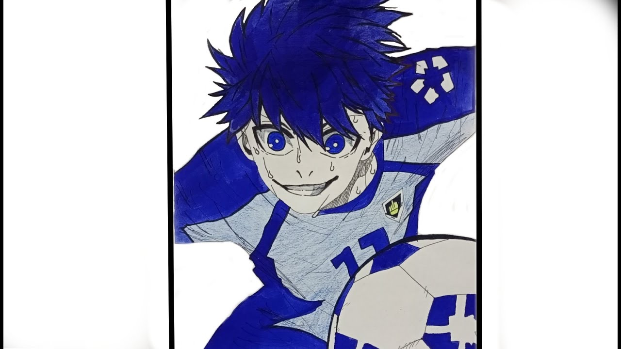 How To Draw Isagi Yoichi Blue Lock Youtube