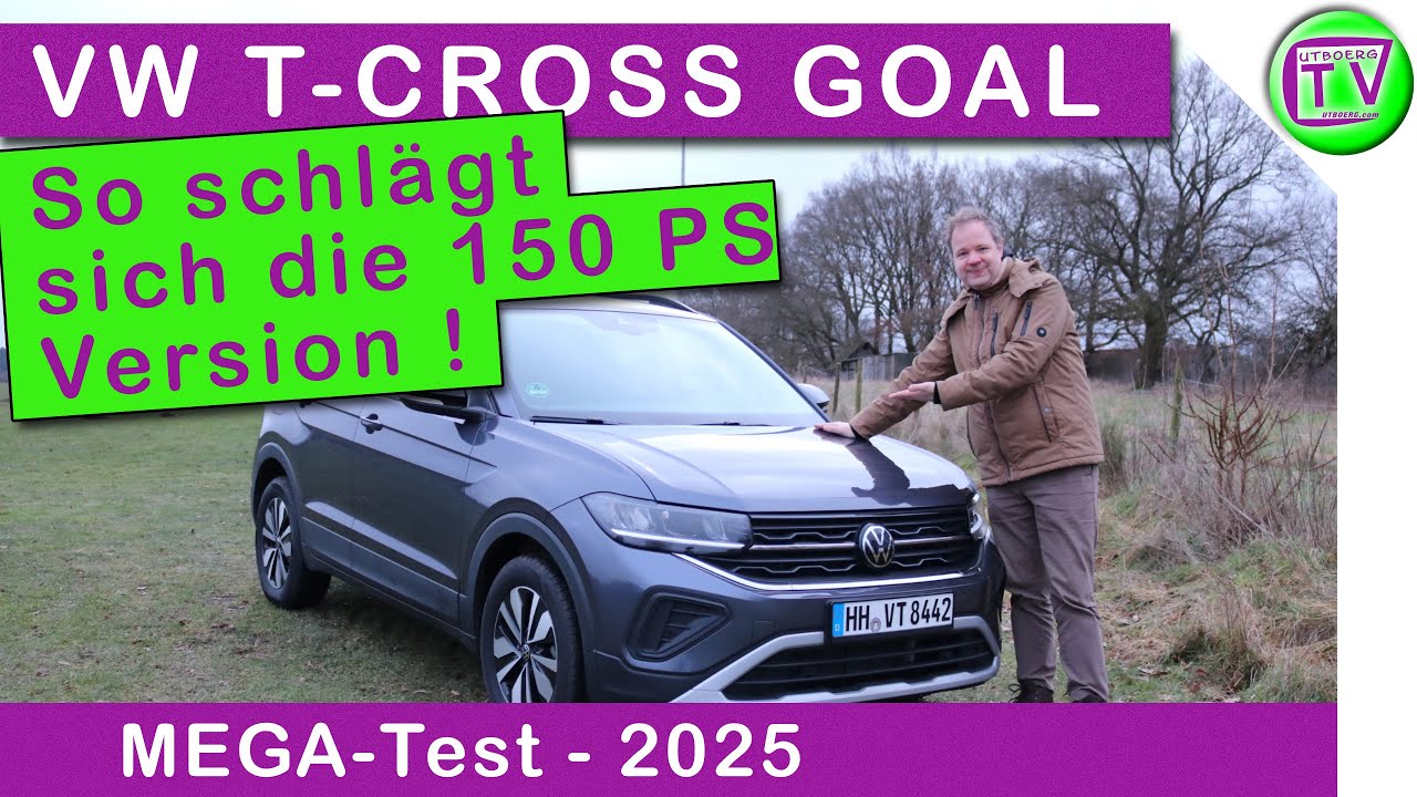 Test VW T-CROSS Goal 1.5 TSI ACT OPF 110kW 150PS, Review mit ...