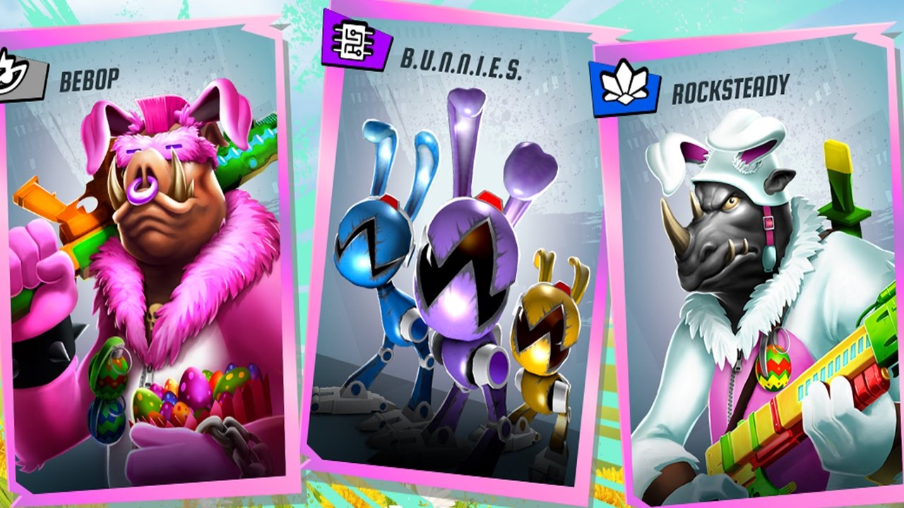Bunny Rocksteady, Bunny Bebop, B.U.N.N.I.E.S | TMNT Legends - YouTube