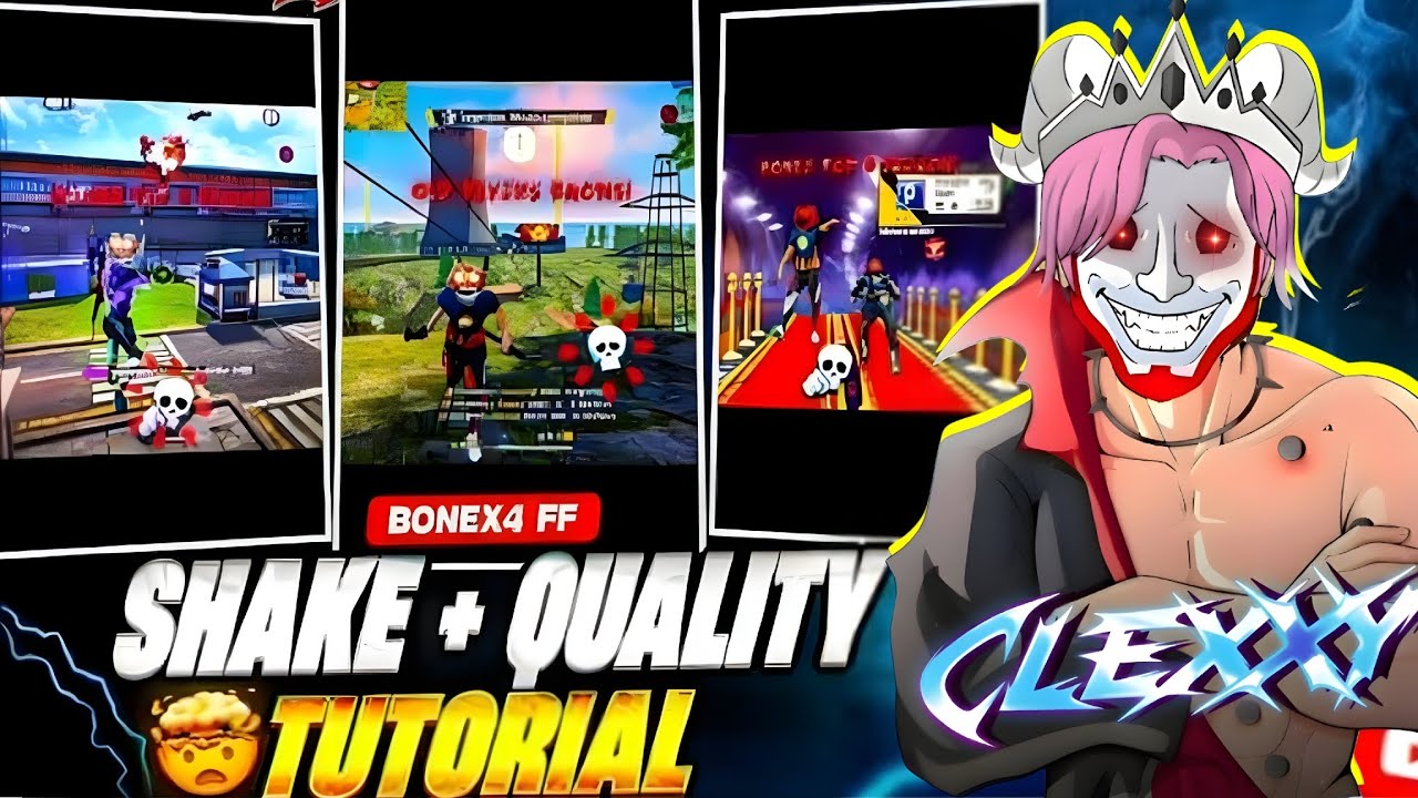 Bonex4 ff shake effect editing tutorial|| Bonex4 ff quality + shake ...