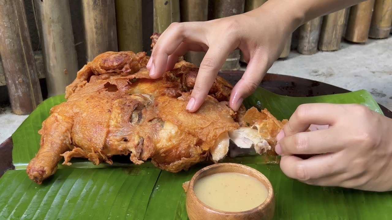 Ganito ang ginawa ko sa buong manok, crispy na, juicy pa! | Whole Fried ...