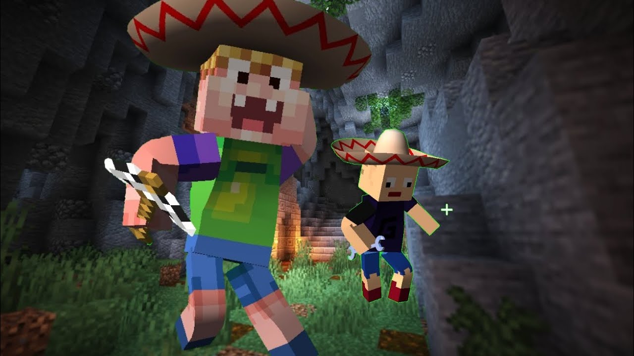 Minecraft clarencio ( explorando as cavernas) - YouTube