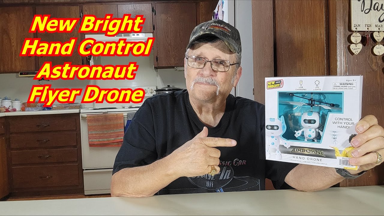 New Bright Hand Control Astronaut Flyer Drone Unbox How To Fly - YouTube