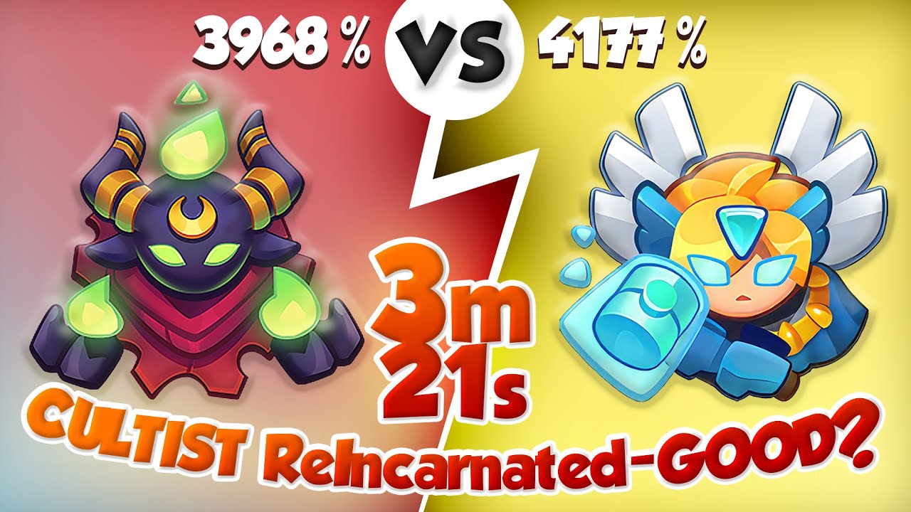 CULTIST ReINcarnation Can HIT HARD! 3:21 mins @ 4k% | PVP Rush Royale - YouTube