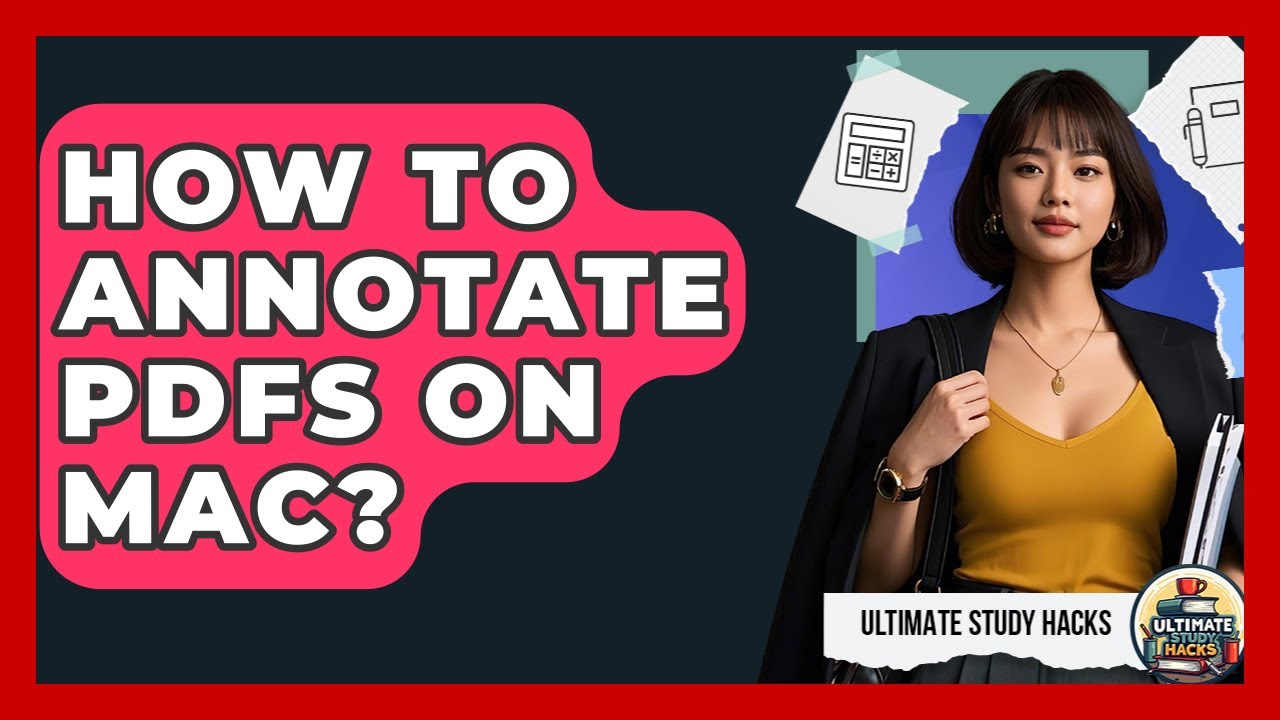 How To Annotate PDFs On Mac? - Ultimate Study Hacks - YouTube