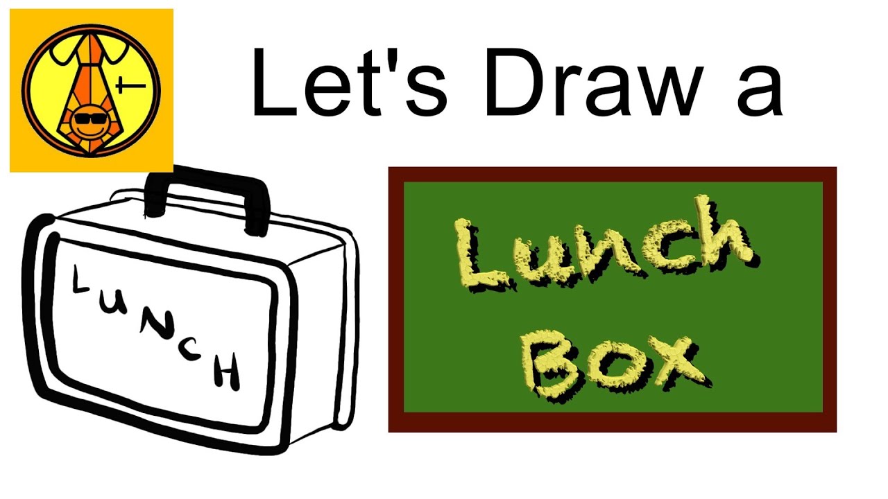 Let's Draw a Lunch Box - ☀️ ️ - Summertime Drawing - YouTube