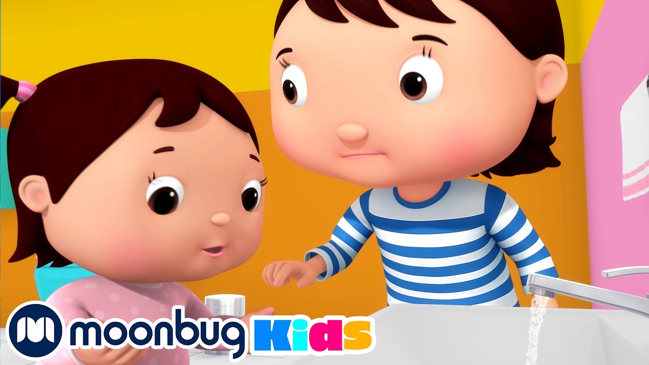 No No No! Wash Hands! Little Baby Bum | ABC 123 Moonbug Kids | Fun ...