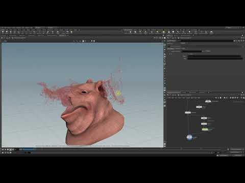 Houdini Disintegrate using boolean - YouTube