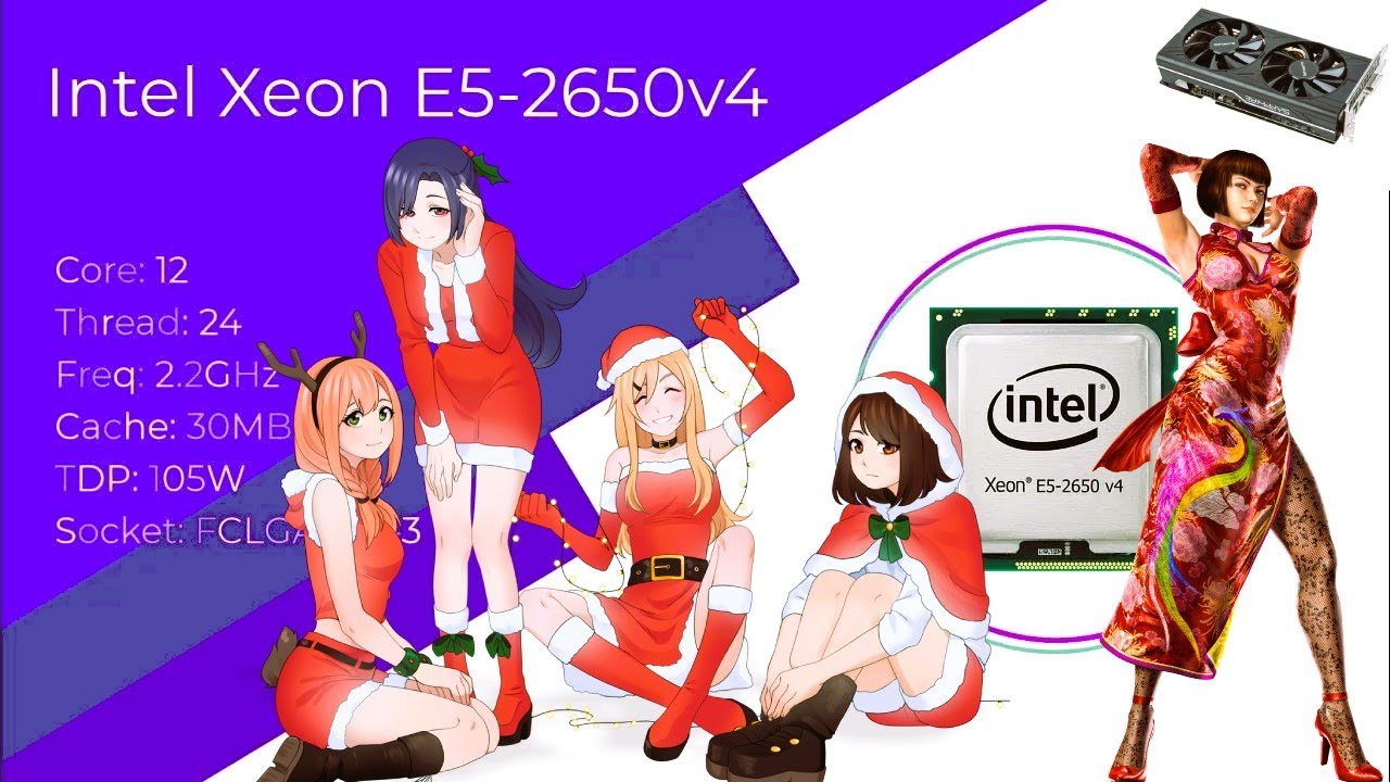 Колхозный тест, Intel Xeon E5 2650 v4 и amd radeon rx 580 2048sp,🎮 ...