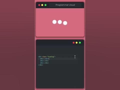 ⌛🔄 Create Simple Loading Animation with HTML & CSS - YouTube